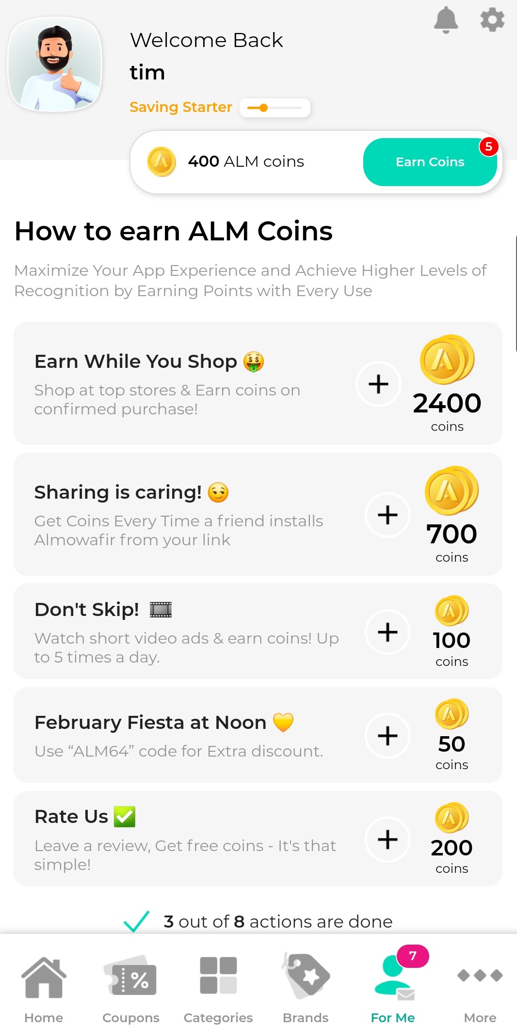 Discover the loyalty program on the Almowafir app and win valuable prizes and gifts.